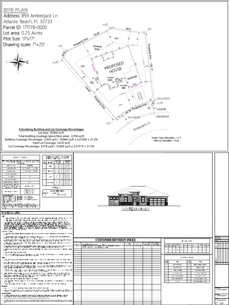 House Drawings - 893 Amberjack LN | PDF