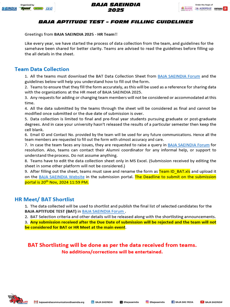 BSI25 BAT Form Filling Guidelines | PDF | Engineering | Physical Sciences