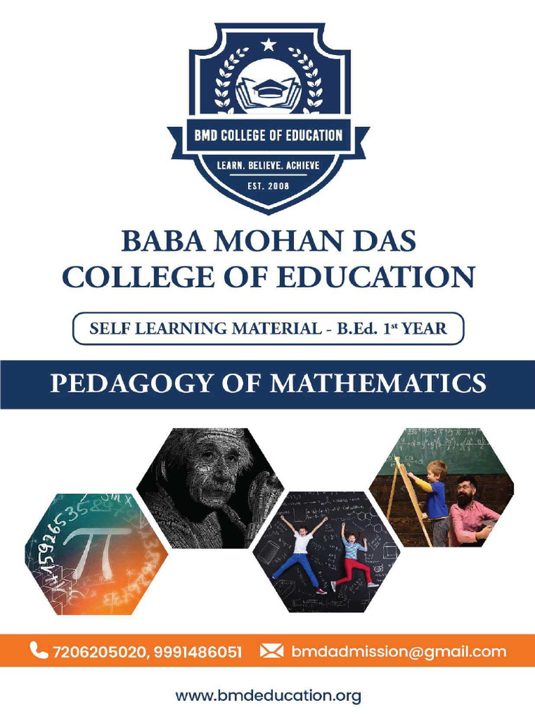 Pedagogy of Mathematics | PDF