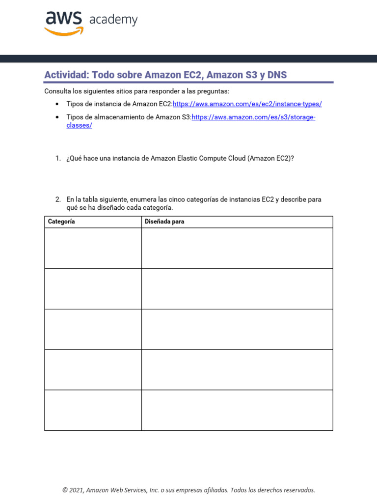 Guía sobre Amazon EC2, S3 y DNS | PDF