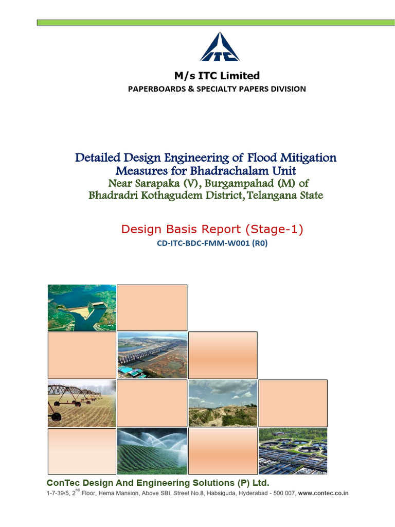 Design Basis Report (Stage-1) | PDF | Topography | Civil Engineering