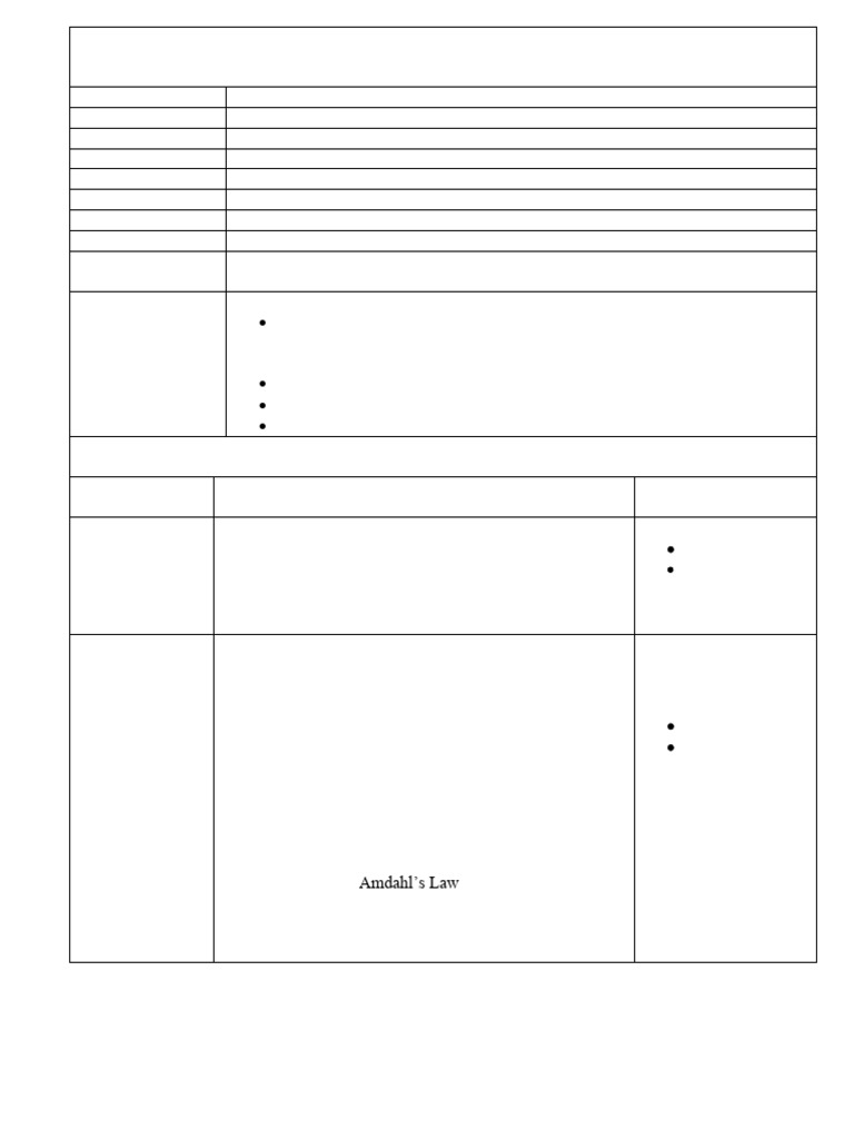 2019course Outline - Computer Architecture | PDF | Office Equipment ...