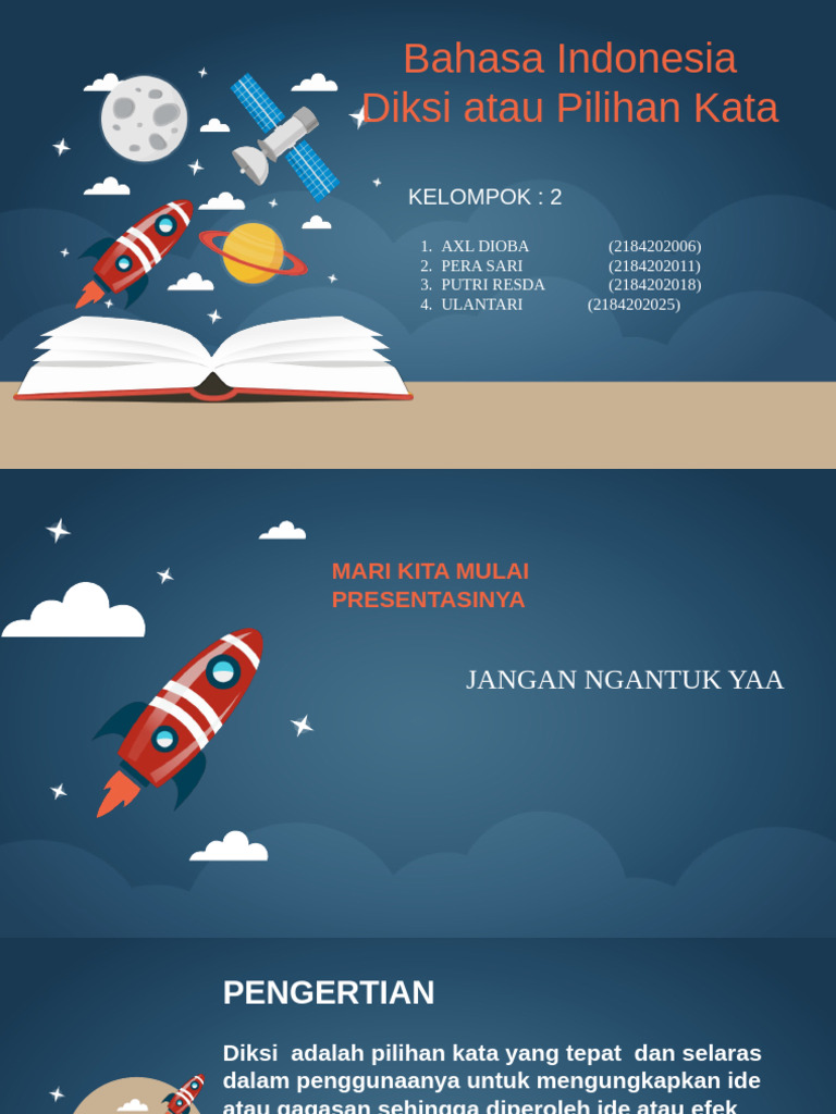 Diksi Atau Pilihan Kata Kel 2 Bindo Peyy | PDF | Karier & Perkembangan