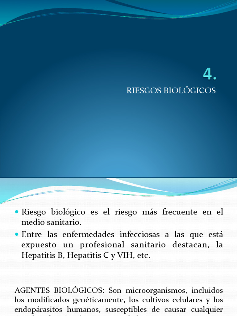TEMA 4 RIESGOS BIOLÓGICOS | PDF | Infección | Inmunología