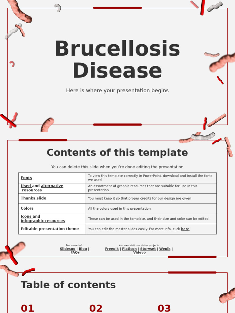 Brucellosis Disease by Slidesgo | PDF | Medical Diagnosis | Chronic Condition