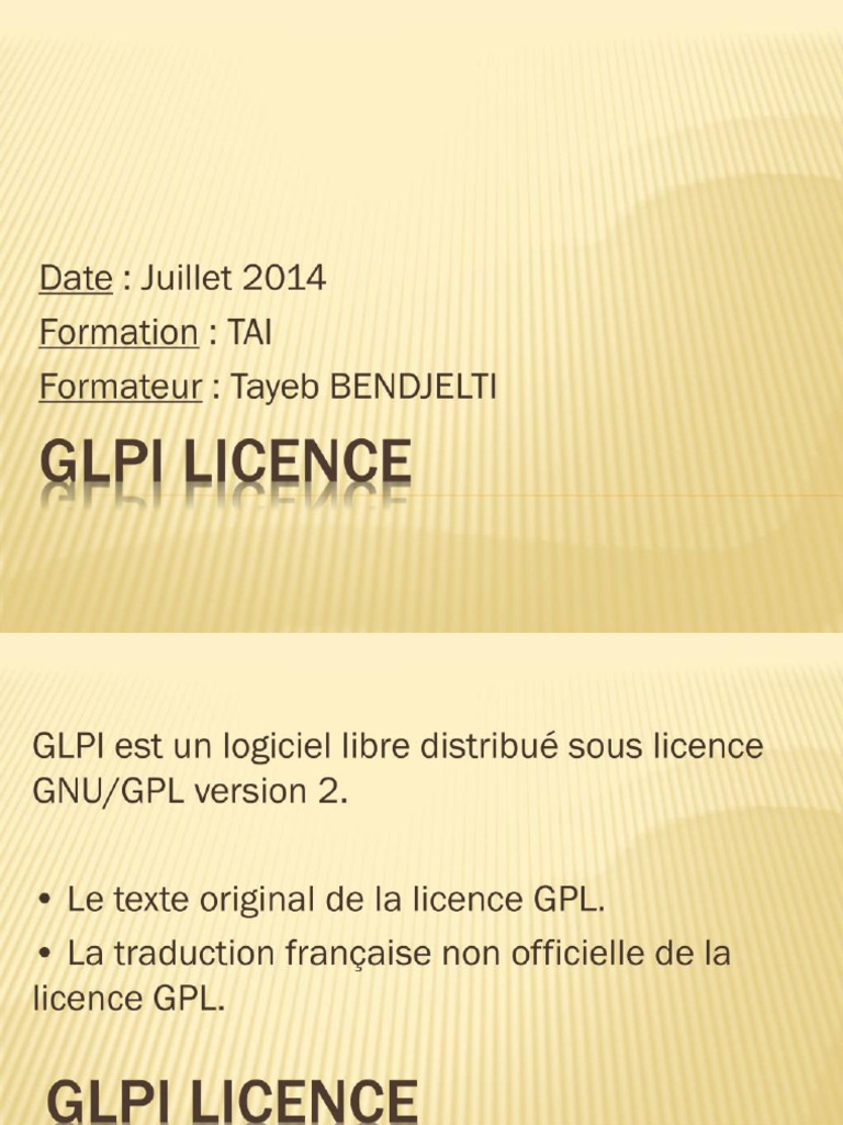 GLPI | PDF