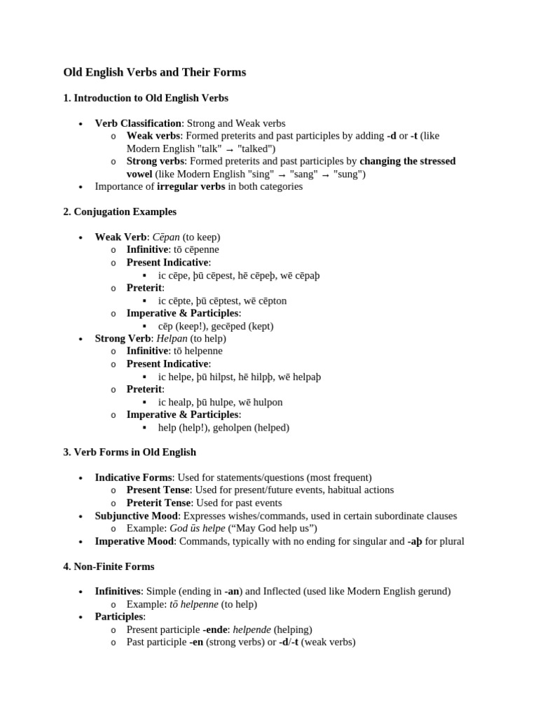 PPT IN HEL VERBS | PDF | English Language | Linguistic Typology