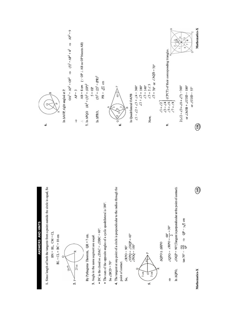 Circles Answer Key | PDF