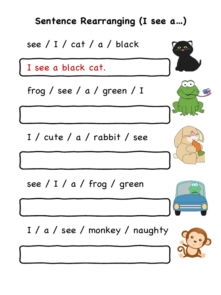 Lesson 5 - Sentence Rearrangement | PDF | Foreign Language Studies