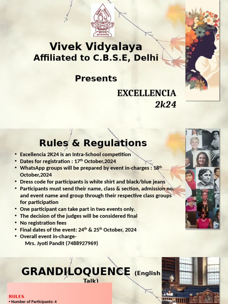 Excellencia-2K24 (XI and XII) | PDF