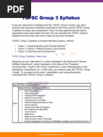 TSPSC Group1 Syllabus and StudyPlan | PDF