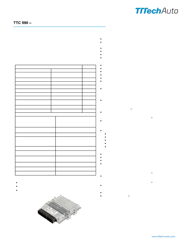 2022 06 22 - Tttech Auto - TTC 590 - Datasheet | PDF | Hertz | Computer ...