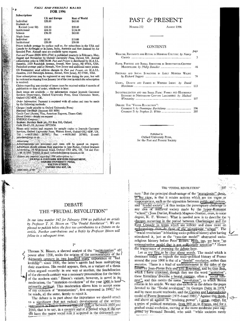 DebateThe FEudal Revolution | PDF