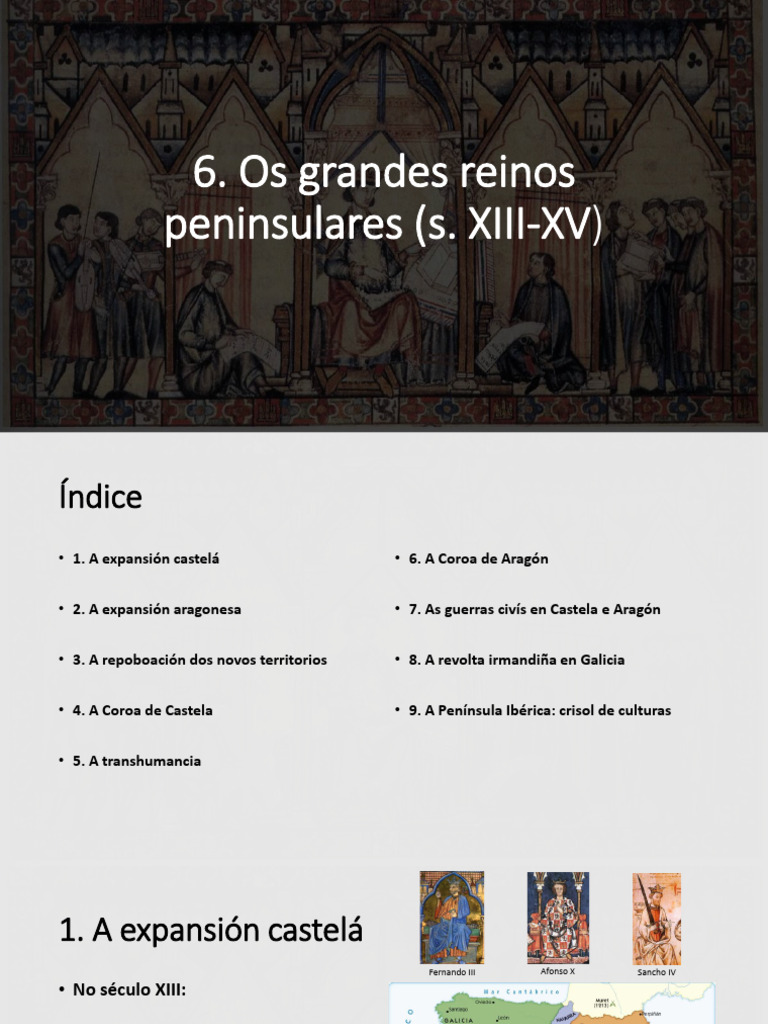 Os Grandes Reinos Peninsulares (S. XIII-XV) | PDF