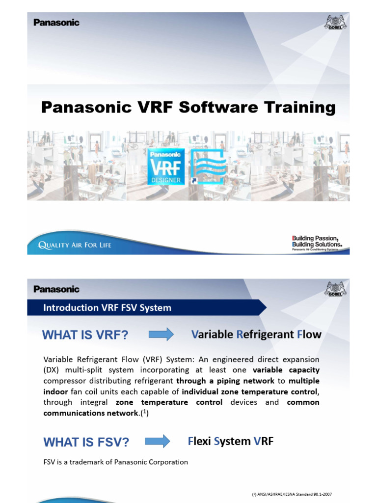 Panasonic VRF Software Guide | PDF | Building Automation | Engineering ...