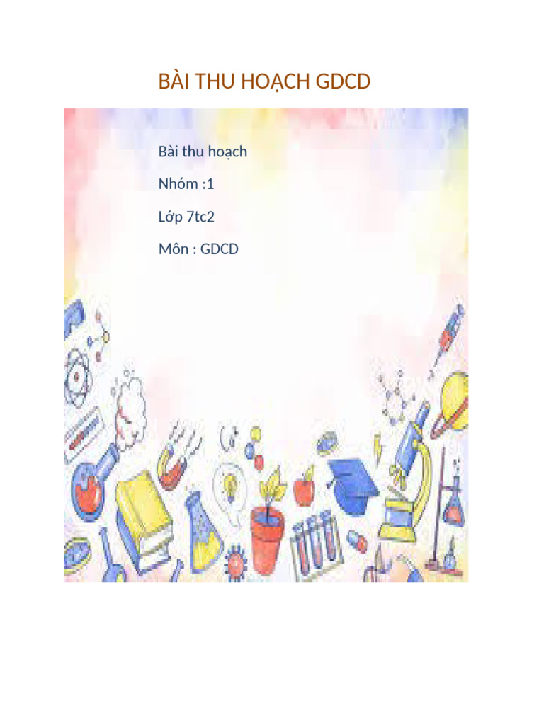 Bài Thu Ho CH GDCD | PDF