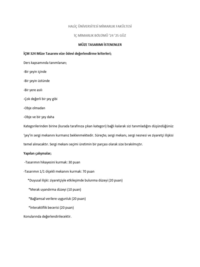 muze tasarimi vize rubrik 24-25 guz | PDF