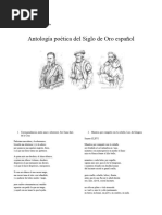 Los Mejores Poemas Del Siglo de Oro Español | PDF | Amor | Sonetos