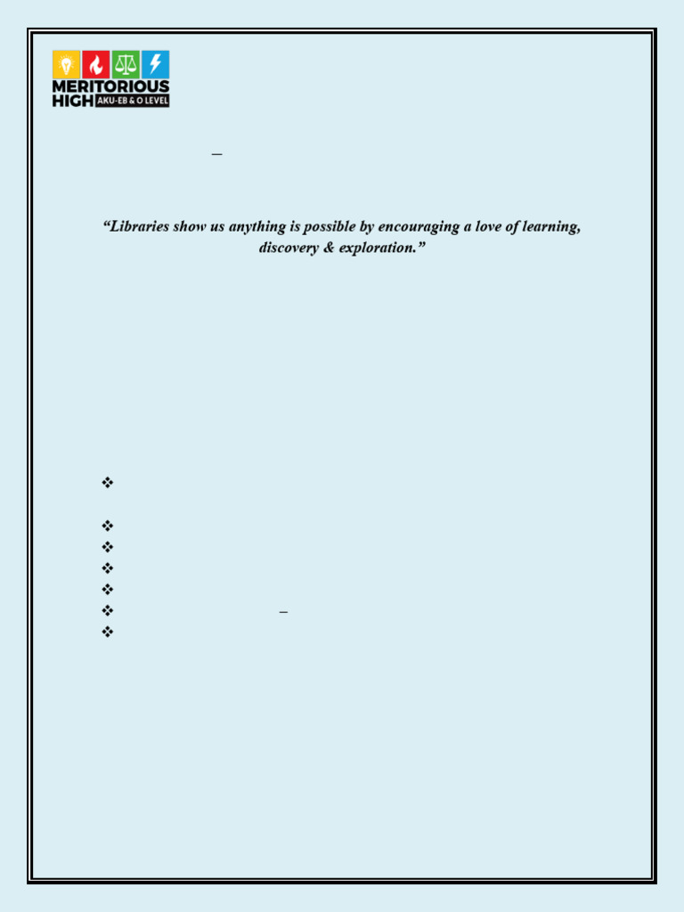 Library Week 2024 Circular | PDF