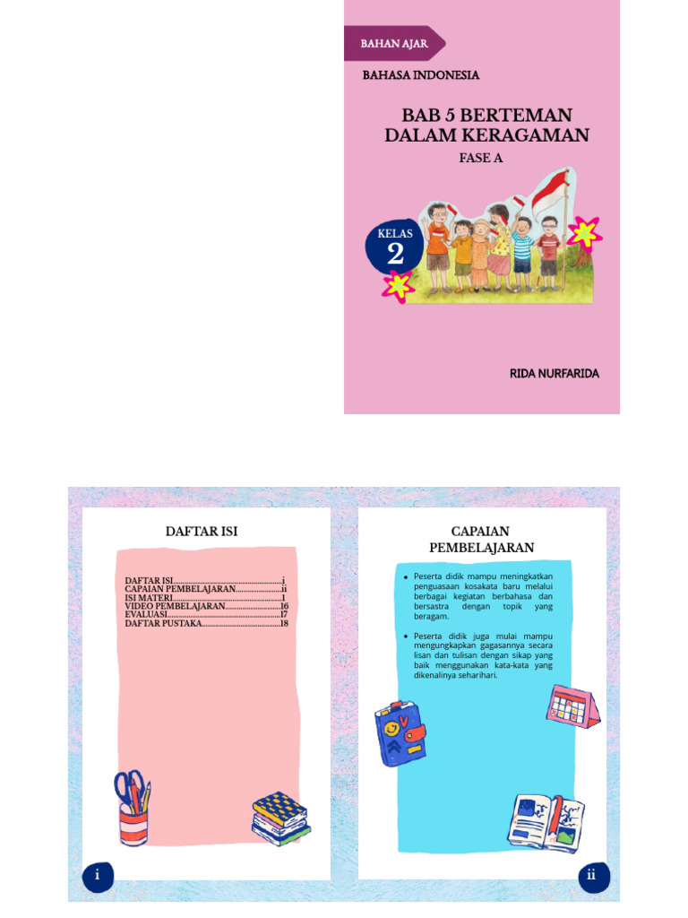 Bahan Ajar Bahasa Indonesia | PDF