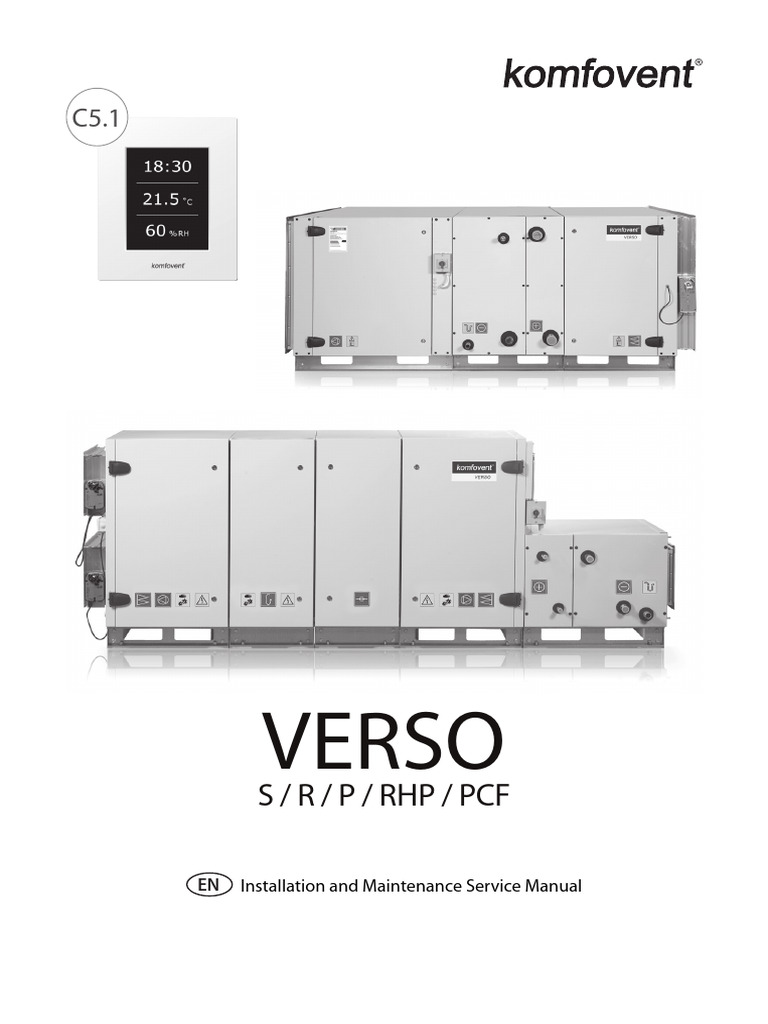VERSO Installation Service Manual S R P RHP PCF | PDF | Heat Exchanger ...