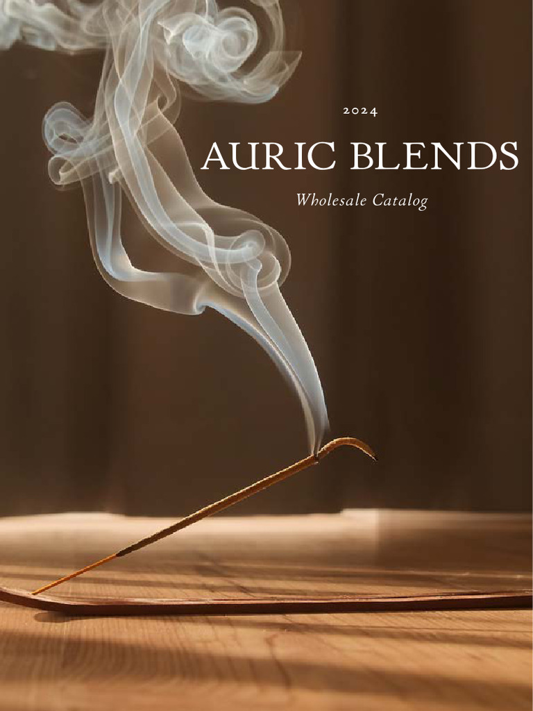 Auric Blends Wholesale Catalog - 2023 | PDF | Perfume | Incense