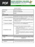 MATATAG Banghay Aralin Sa Araling Panlipunan 7 | PDF