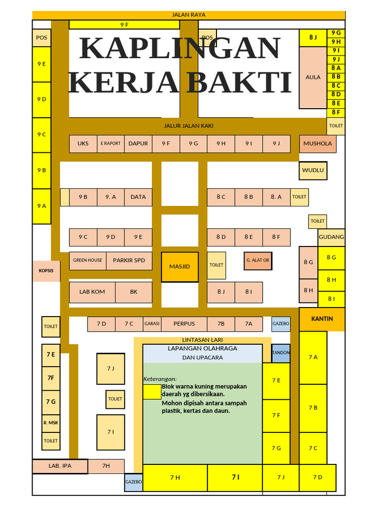 Kaplingan Kerja Bakti 2024 | PDF