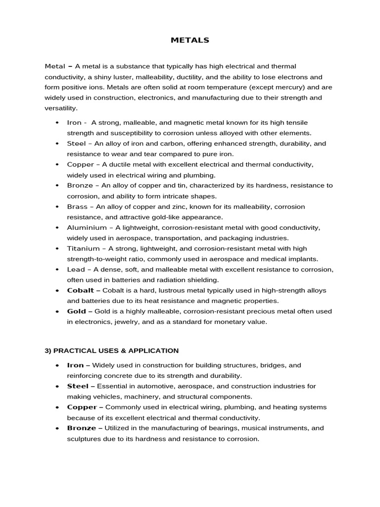 Document | PDF | Metals | Alloy