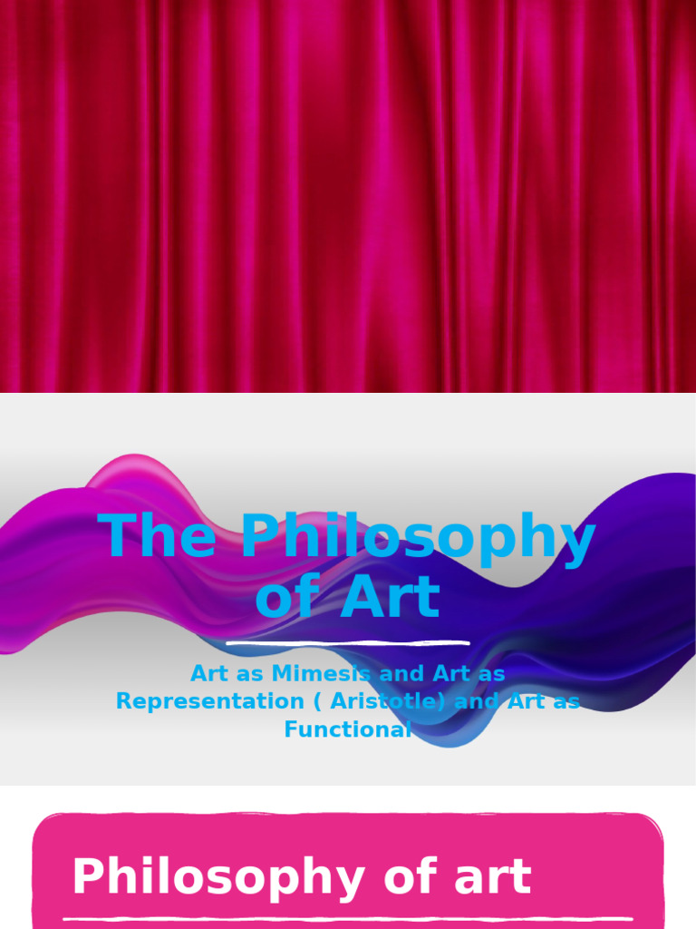 The Philosophy of Art | PDF | Aesthetics | Representation (Arts)