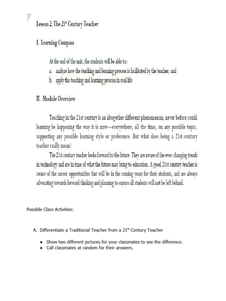 The 21st Century Teacher | PDF