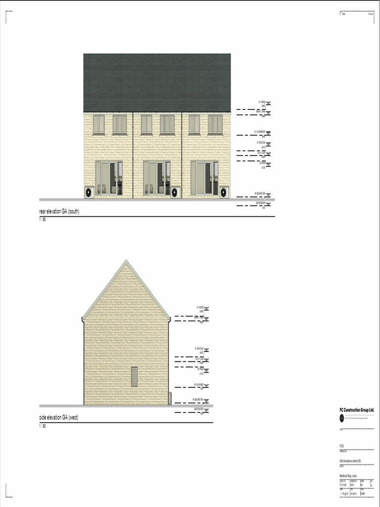 FCC1022-A201-A (GA Elevations - Sheet 02) | PDF | Floors | Buildings ...