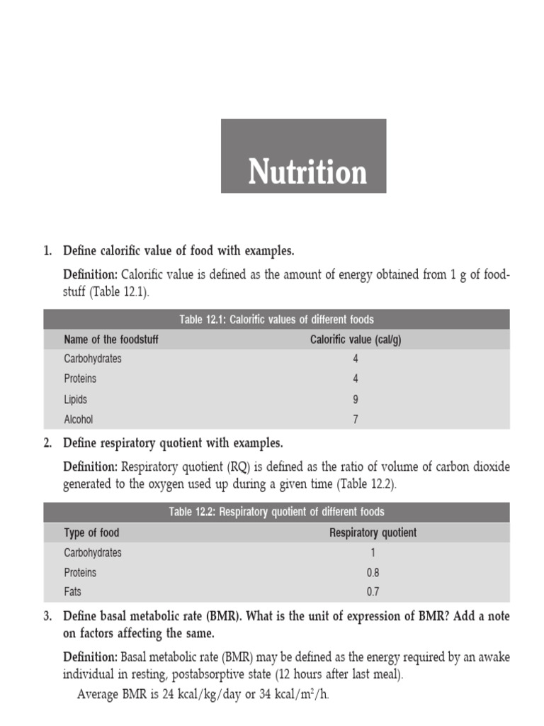 Nutrition Question and Answers | PDF | Dietary Fiber | Diet & Nutrition