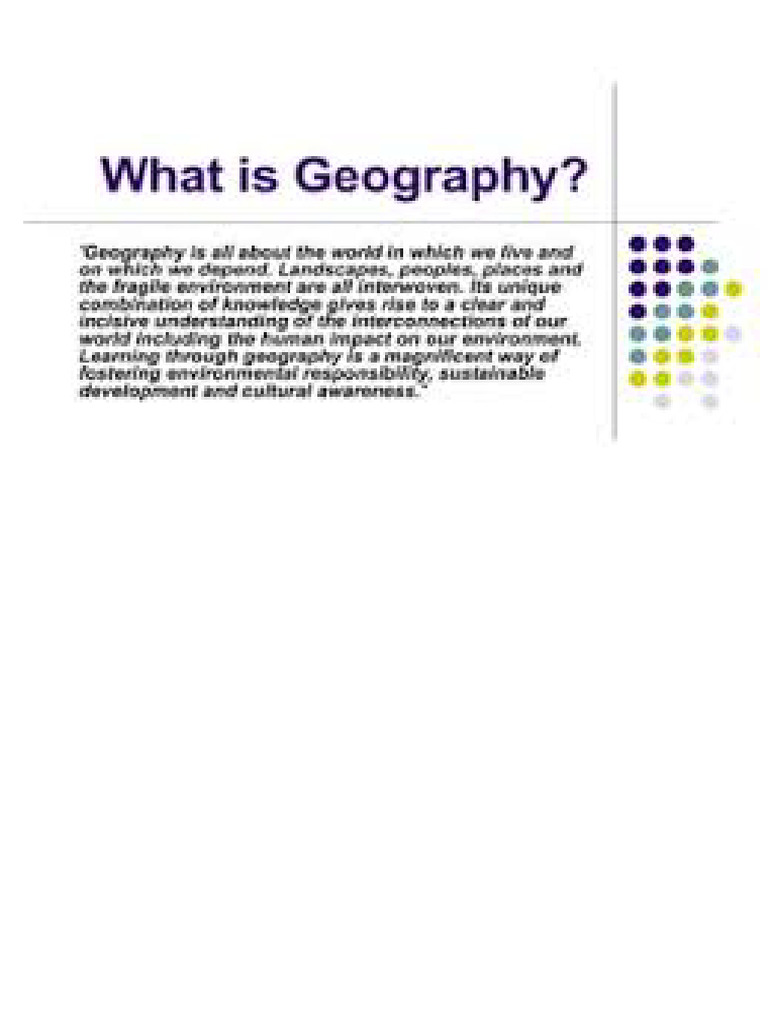 Geography | PDF