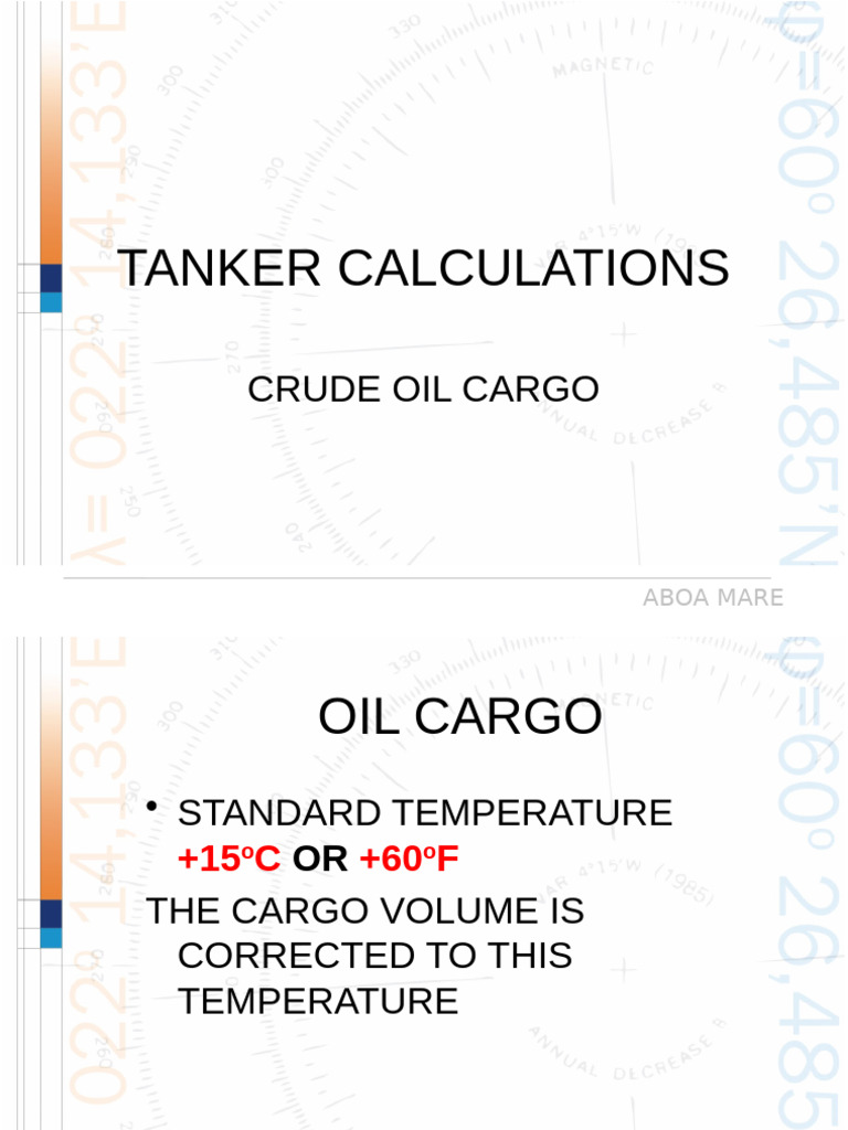 4 11 Cargo Calculations | PDF | Barrel (Unit) | Litre