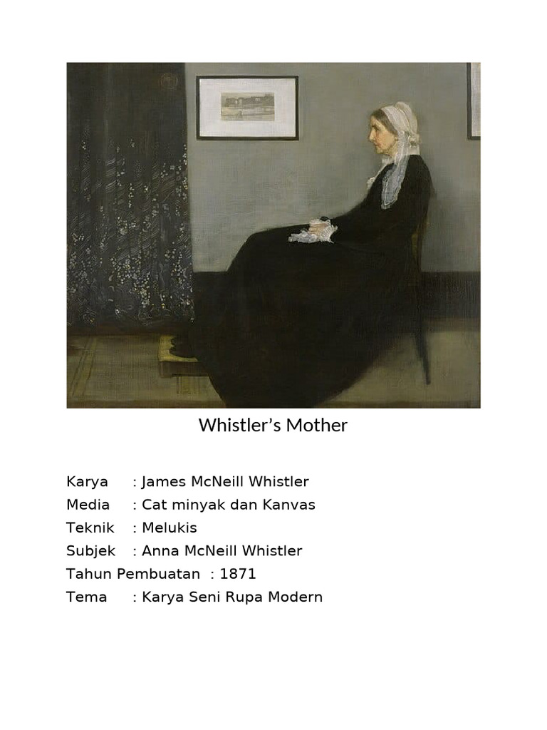 Whistler's Mother (New) | PDF | Ilmu Sosial | Seni