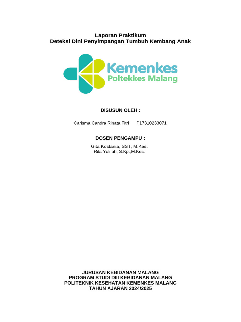 Laporan Praktikum Bu Rita | PDF