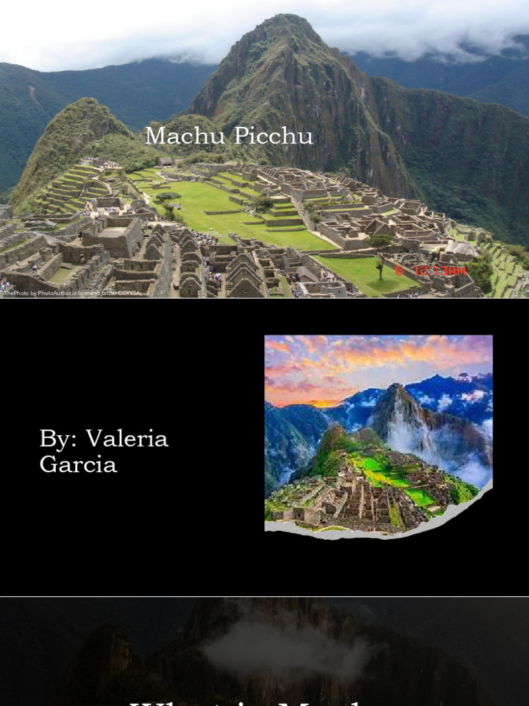 Machu Picchu | PDF | Machu Picchu | Andes