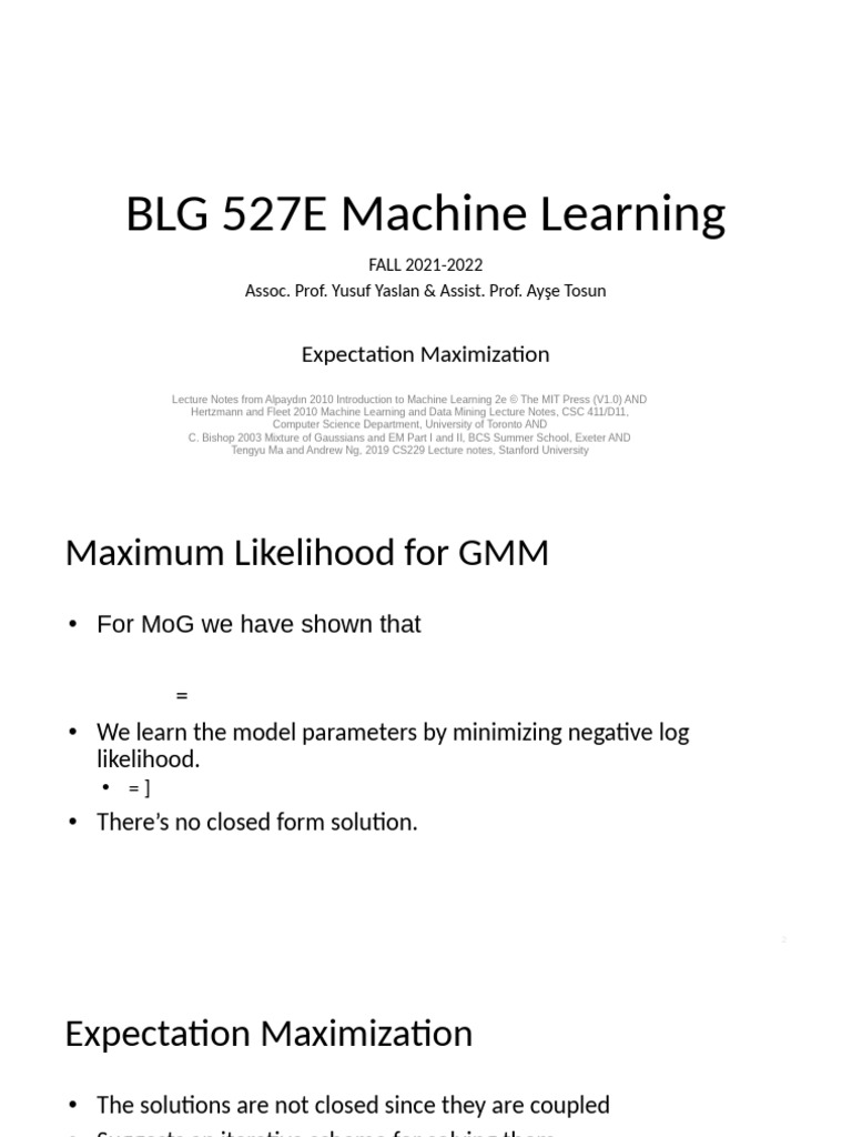 Expectation Maximization | PDF | Probability Theory | Mathematical Analysis