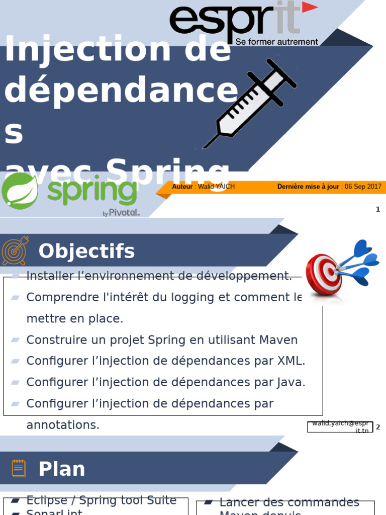 IOC DI Avec Spring | PDF | Logiciel | Plateforme Java