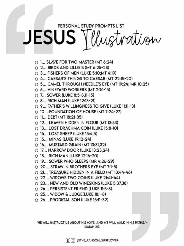Jesus Illustration | PDF
