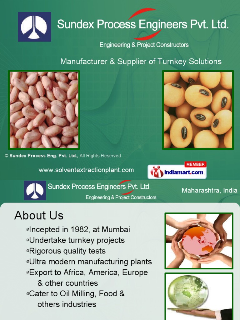 Sundex Process Eng. Pvt. Ltd. Maharashtra India | PDF