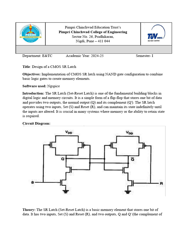 CMOS NAND RD | PDF | Logic Gate | Cmos