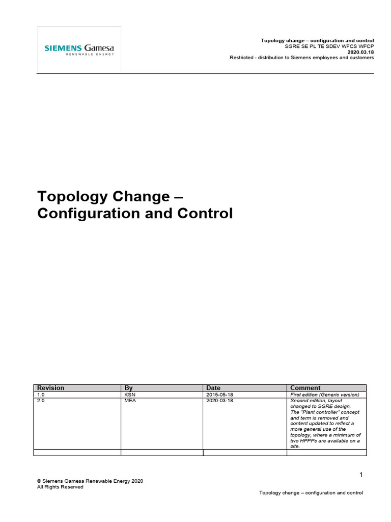 Topology Change - Configuration and Control | PDF | Electrical Grid | Electrical Substation