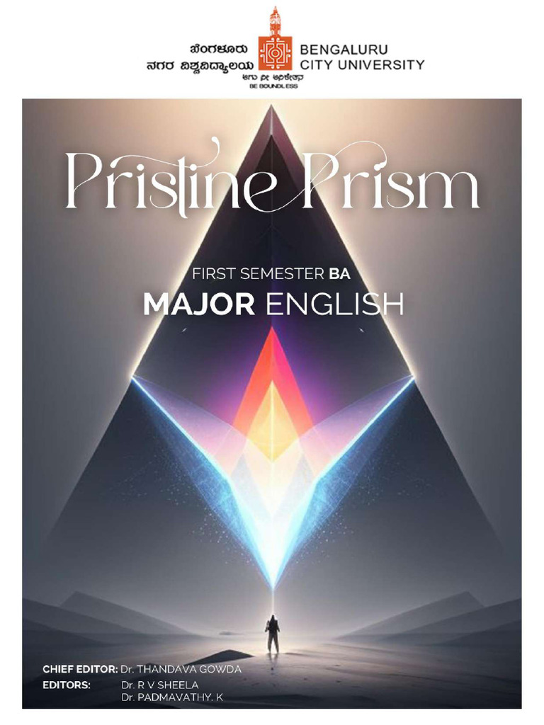 BA Text Book Major English - Pristine Prism | PDF | Romanticism | Poetry