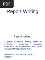 Report Writing Sentence Starters Guide | PDF | Cognition