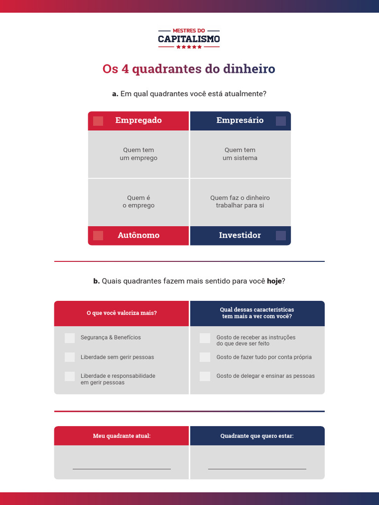 Identificando Seu Quadrante Atual | PDF