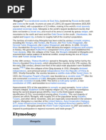 Overview of Mongolian Tribes and Clans | PDF | Mongolian People | Mongolia