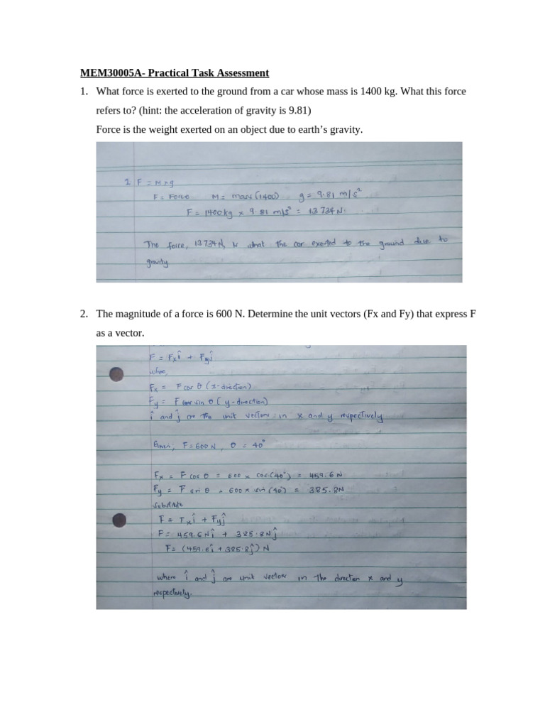 Engineering Mechanics Assessment | PDF | Beam (Structure) | Bending