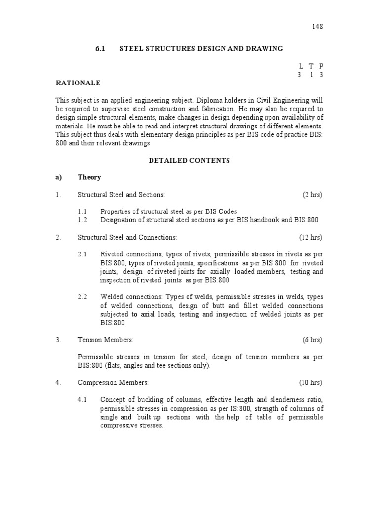 Steel Structures Design and Drawing | Download Free PDF | Column ...